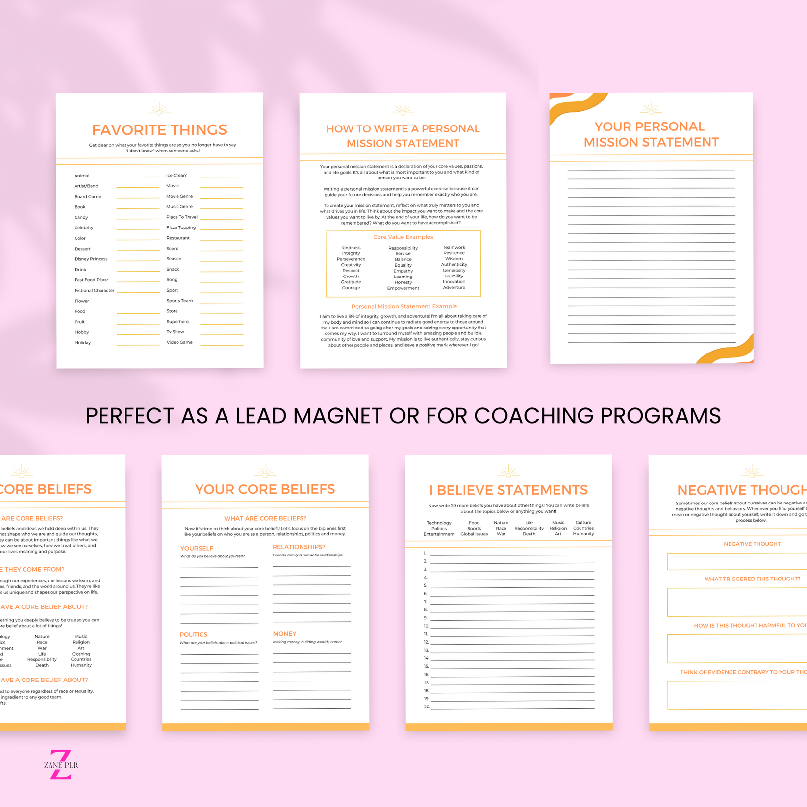 PLR Self Discovery Journal – zaneplr